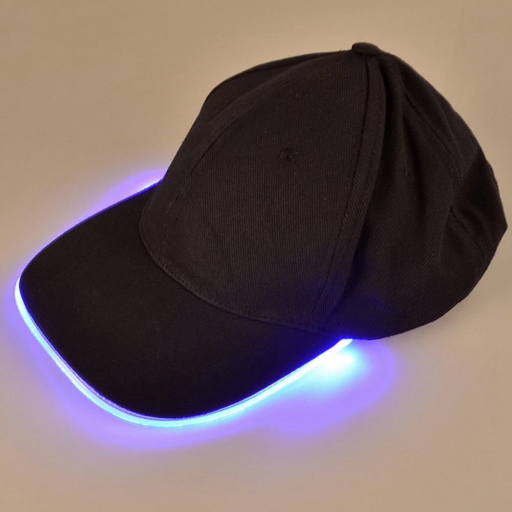 LED Lighted up Cap Glow Club Party Baseball Hip-Hop Golf Adjustable ...